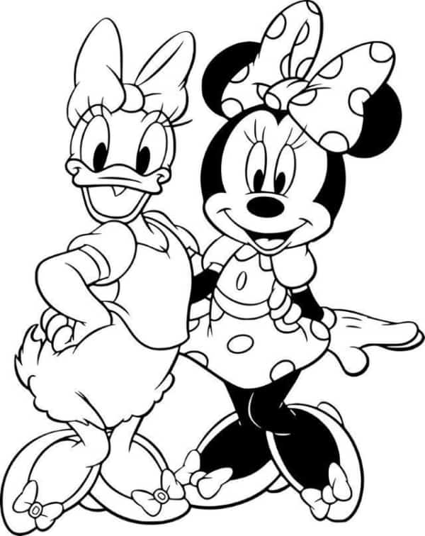 70 desenhos da【 MINNIE PARA COLORIR 】ᐅ Imprima Grátis!
