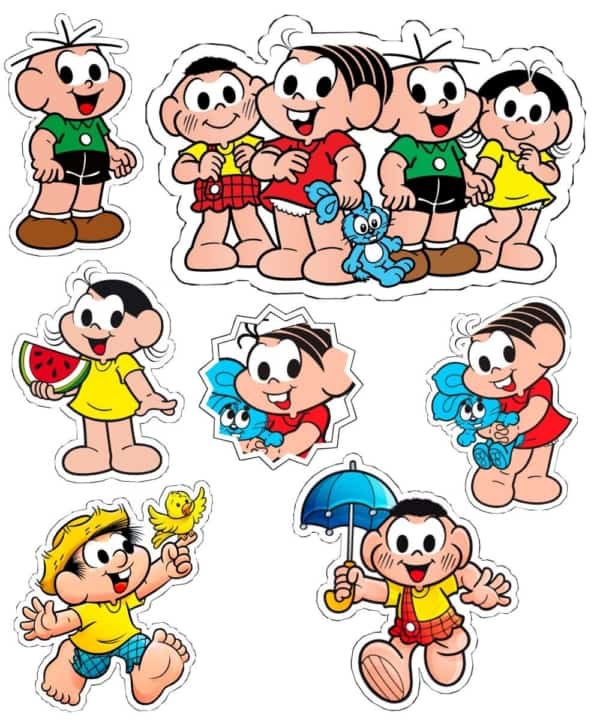 Bolo Turma da Mônica【2021】» +72 modelos para se inspirar!