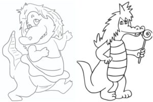 +23 desenhos da【CUCA PARA COLORIR】ᐅ Imprima Grátis!