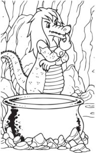 +23 desenhos da【CUCA PARA COLORIR】ᐅ Imprima Grátis!