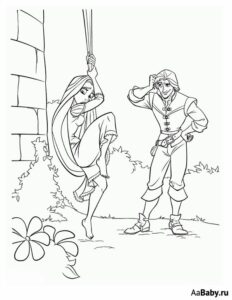 +60 desenhos da【 RAPUNZEL PARA COLORIR 】• Grátis!