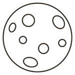 +60【DESENHOS DE LUA】 Imprimir e Colorir Grátis!