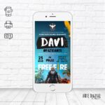 Convite Free Fire – 20 Ideias e Modelos para Imprimir!